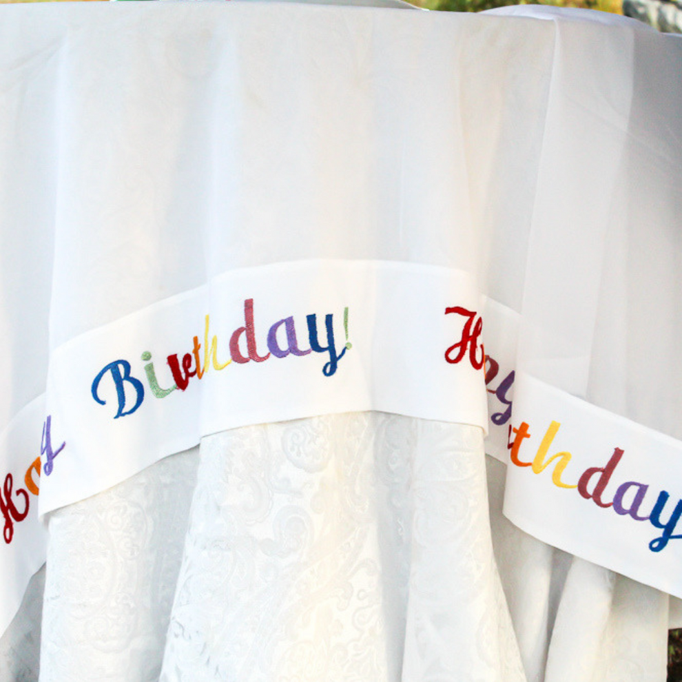 Birthday Table Topper – come home