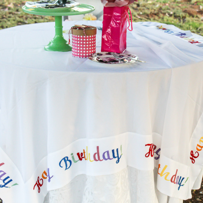 Birthday Table Topper – come home