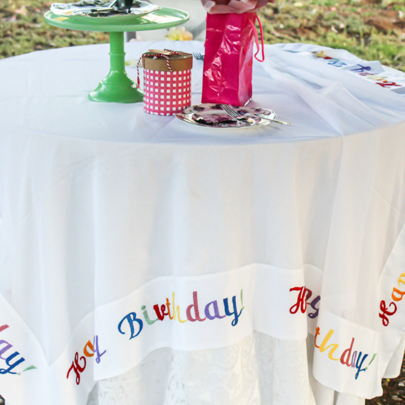 Birthday Table Topper – come home